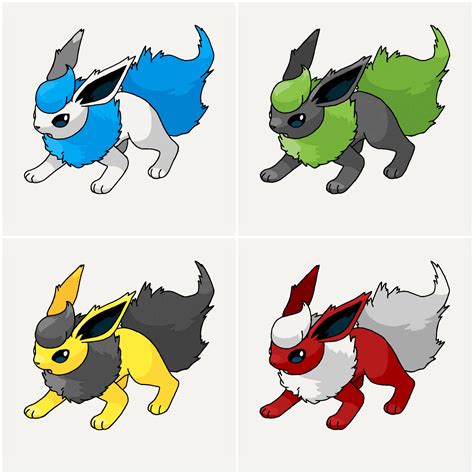 Art I Made 4 Alt Shiny Flareon I Had So Many Ideas For Him So I