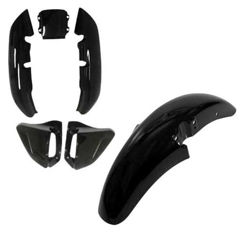 Kit Carenagem Cbx 200 Strada Rabeta Aba Do Tanque Paralama Dianteiro