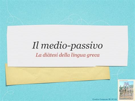 Medio Passivo Greco