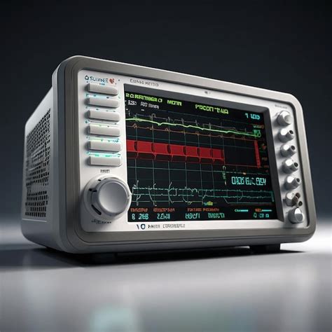Premium Photo 3d Electrical Oscilloscope On White Background