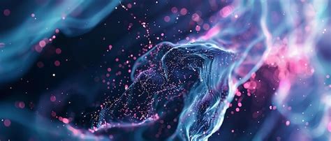 Premium Photo Dynamic Neural Network Illustration With Glowing
