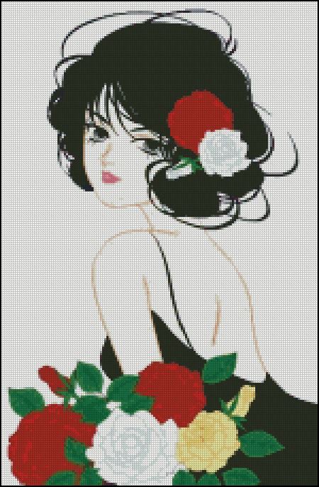 Схеми для вишивання хрестиком бісером Схеми для вишивання ПАНІ