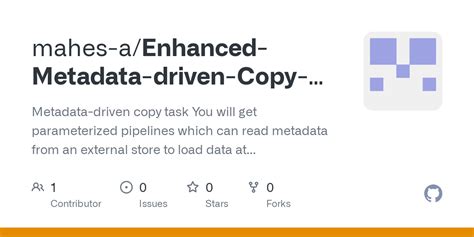 Github Mahes Aenhanced Metadata Driven Copy Task For Hydrating Data Lake Metadata Driven