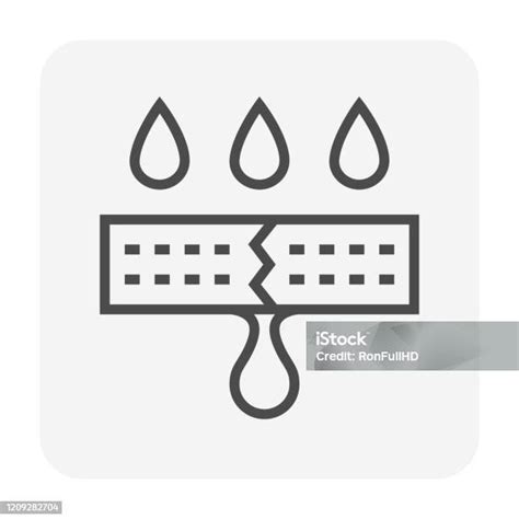 防水漏水圖示向量圖形及更多塊圖片 塊 漏瀉 不透水 Istock