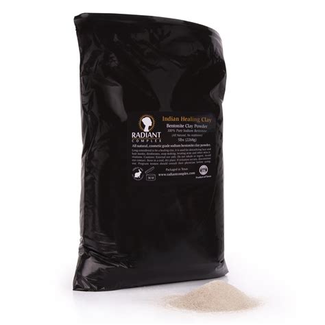 Sodium Bentonite Clay Powder Indian Healing Clay 100 Pure Diy