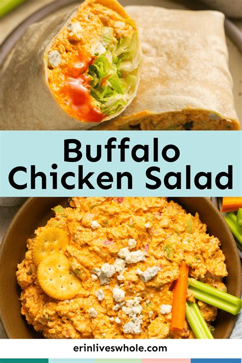 Healthy Buffalo Chicken Salad Erin Lives Whole