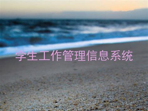 徐州市数字城市创新成果与实践案例 学生信息管理系统 学生信息管理系统