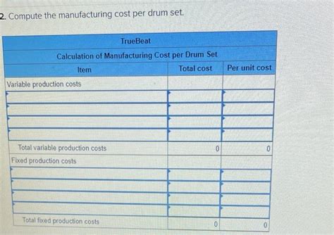 Solved Problem 01 1a Cost Computation Classification And