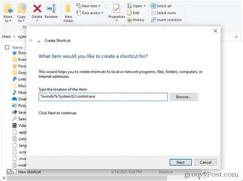 How To Add The Control Panel To The Start Menu In Windows