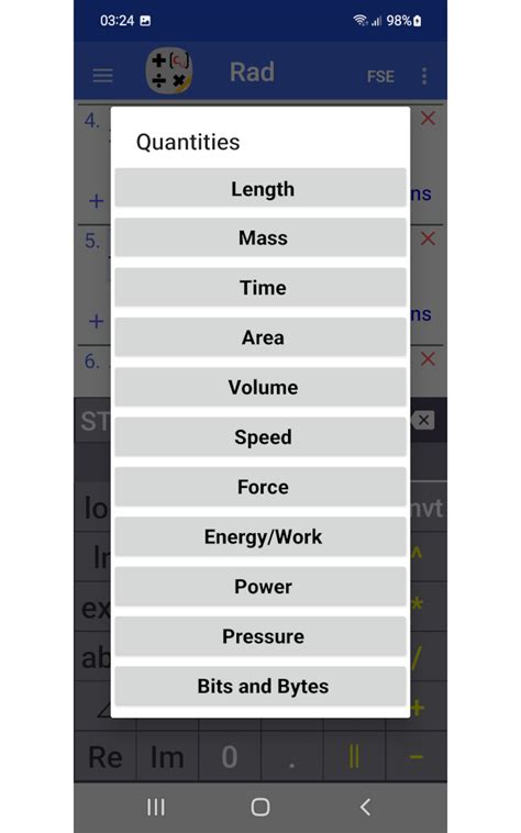Scientific Calculator Complex Number And Matrix Calculator App On The