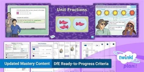 Y3 Unit Fractions Planit Maths Lesson 1 Teacher Made