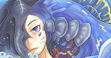 オリジナル フカブカ クビナガ狐（アカ分裂作業中のイラスト Pixiv