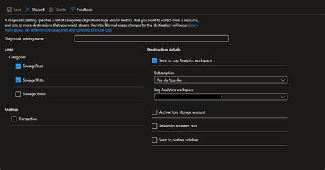 Logging Logs For Azure Storage Account Sftp Service Stack Overflow