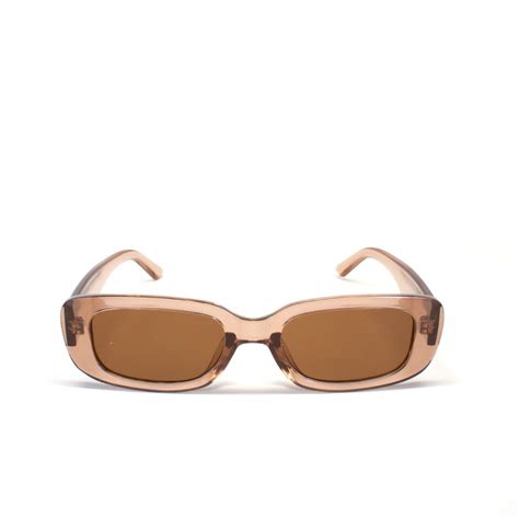 Abbey” Retro Brown Rectangle Sunglasses ☀️ 🔴🔴create Depop