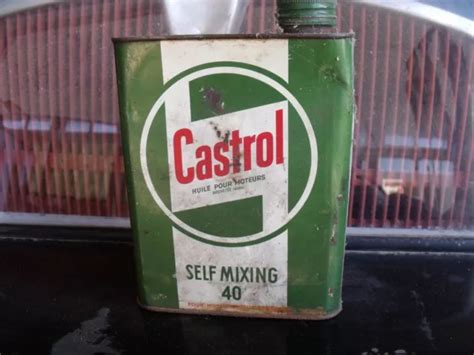 ANCIEN BIDON HUILE CASTROL Indus GARAGE AUTO MOTO EUR PicClick FR
