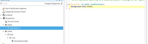 Alarms Table Headcontainer Color Not Updating General Discussion
