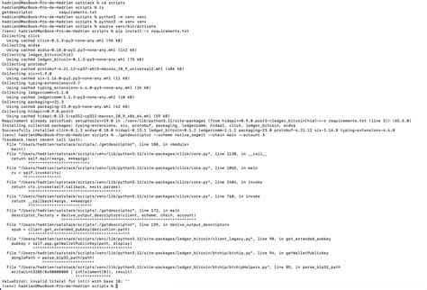 Fatal Failed To Initialize On Mac · Issue 99 · Ledgerhqsatstack · Github