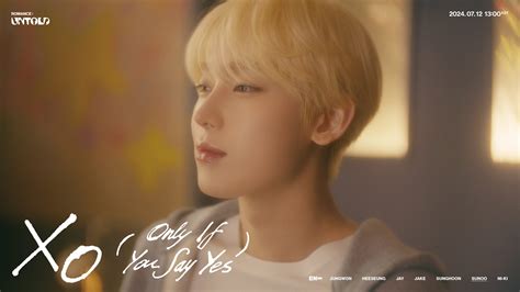 Enhypen Ungkap Poster Dan Teaser Untuk Video Musik Xo Only If You Say