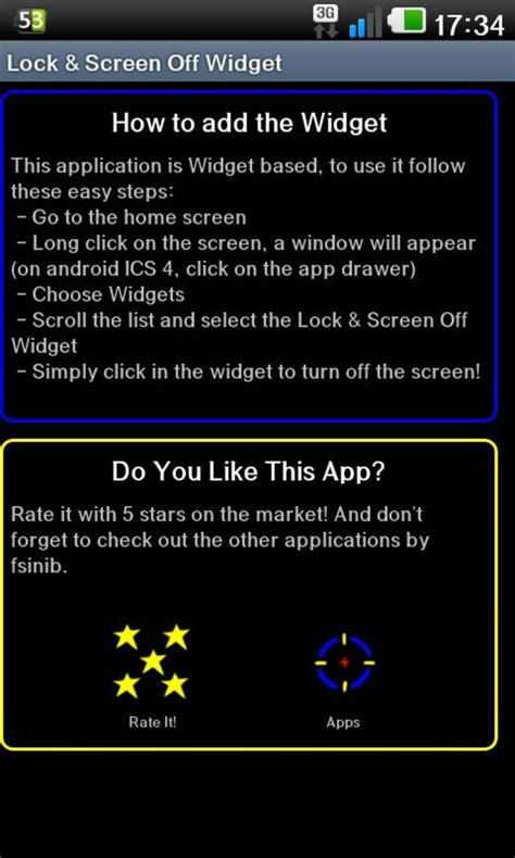 Android 용 Lock Screen Off Widget APK 다운로드