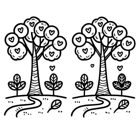 Omalovánka Strom Pro Děti