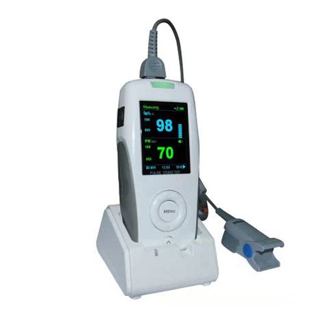 Handheld Pulse Oximeter With Adult Probe Health Supplies And Medical