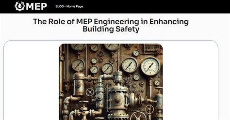 The Role Of Mep Engineering In Enhancing Building Safety Mep Blog