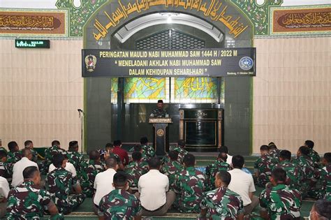 Peringatan Maulid Nabi Muhammad SAW H M Secapa TNI AD Memperingati Mau SECAPA AD
