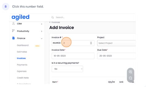 Creating A New Invoice In Agiled Agiled Knowledge Base