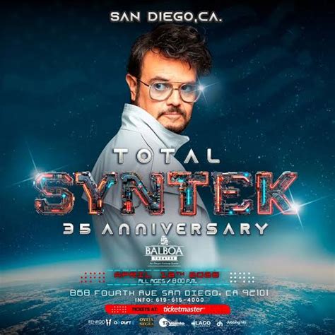 Alex Syntek En San Diego Ca 2026 Concierto Por Su 35 Anniversary En