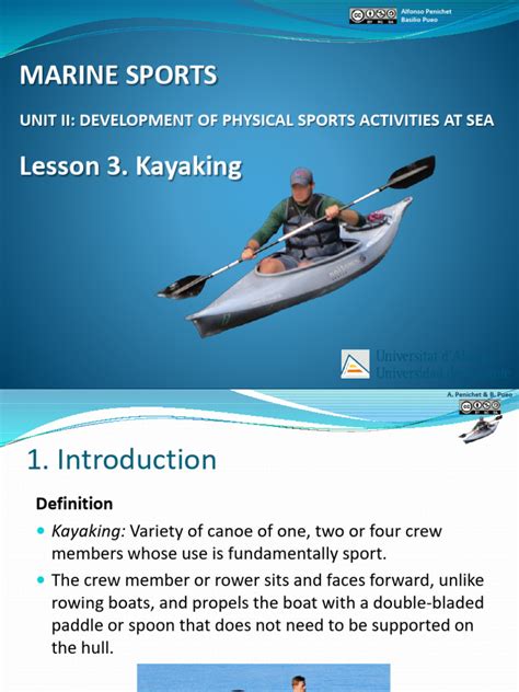 Lesson 3 Kayaking Pdf Kayak Canoe