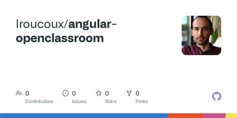 Github Lroucouxangular Openclassroom
