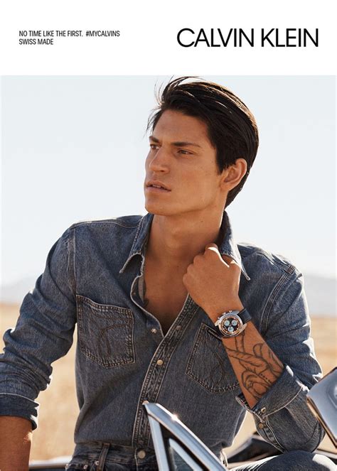 Justin Eric Martin And Kohei Takabatake Model Calvin Klein Watches