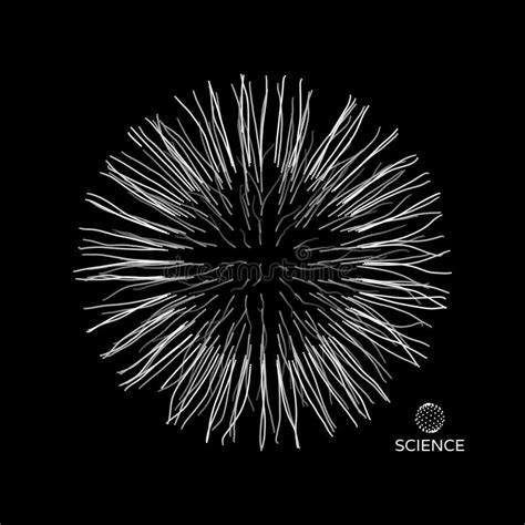 3d Abstract Sphere Array With Dynamic Particles Modern Science And