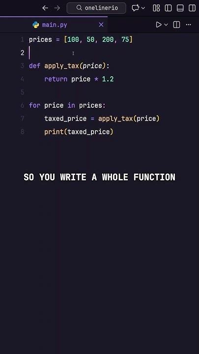 Python Lambda Functions In 60 Seconds 🚀 Youtube