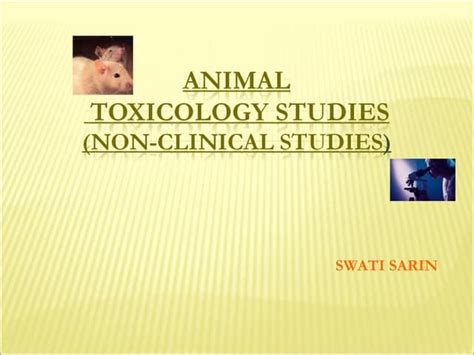 Male Reproductive Toxicity Studiestoxicokineticspptx