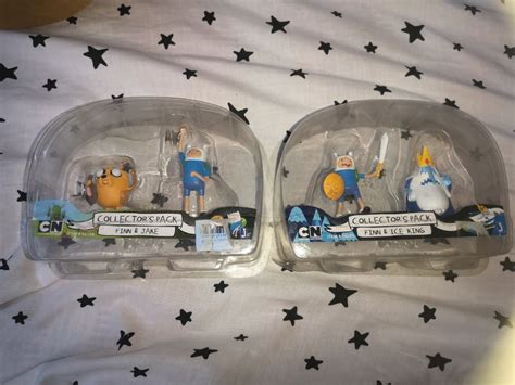 Bundle Adventure Time Collectors Packs Finn And Jake Finn And Ice King Jazwares Toy Figurine Sets