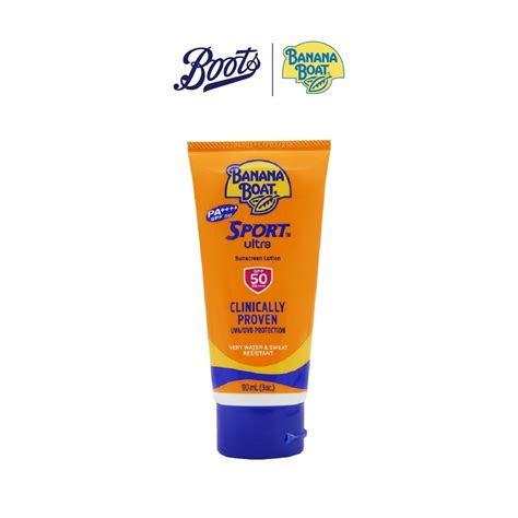 Banana Boat บานาน่าโบ๊ท สปอร์ต โพรเทค ซันสกรีน โลชั่น Spf 50 Pa 90
