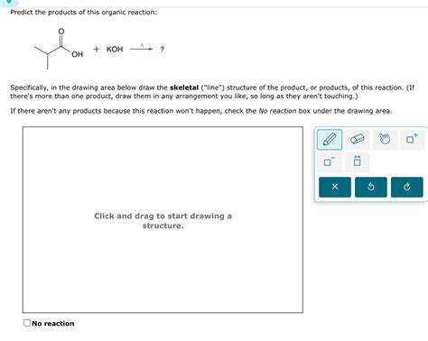 Solved Predict the products of this organic reaction: | Chegg.com