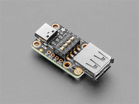 adafruit switchable usb type a to c breakout board id 5972 adafruit