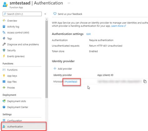 How To Call An Aad Protected Azure Function