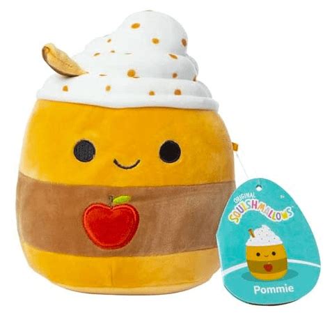 Kellytoy Squishmallows 75 Pommie The Apple Cider Plush Toy Fall