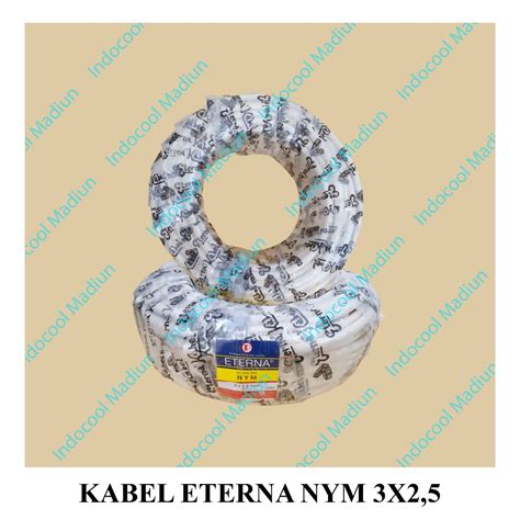Jual KET KABEL LISTRIK ETERNA KABEL KABEL ETERNA NYM X HARGA UNTUK METER Shopee