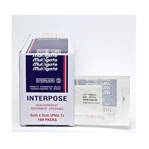 Interpose Non Adhesive Dressing 5x5cm Brightsky Australia