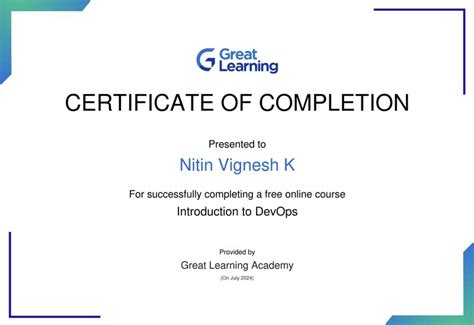 Nitin Vignesh On Linkedin Hi All I Have Successfully Completed The