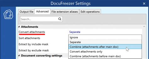 Docufreezer Features