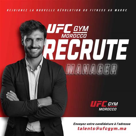 Nouvelles Offres Demploi Chez Ufc Gym Maroc Dreamjob Ma