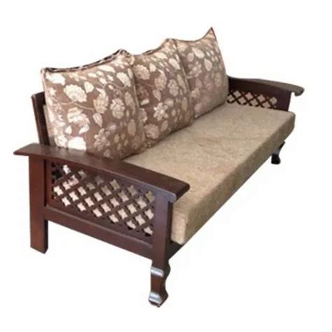 Trendy 3 Seater Wooden Sofa At Rs 22000piece Three Seater Sofa In