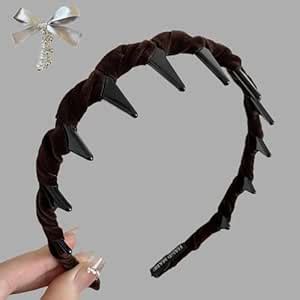 Cloudemo Retro High Skull Pearl Headband Vintage High