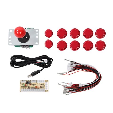 Cy 822a Diy Arcade Game Button And Joystick Single Rocker Set For Raspberry Pi Pc Game