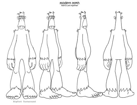 Bigfoot Turnaround By Lrsdude On Deviantart